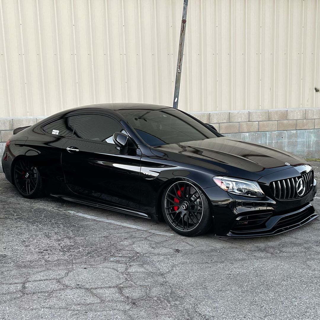 @stanleyinca on RoadStr | Bagged C63S coupe I spotted at fiesta car ...